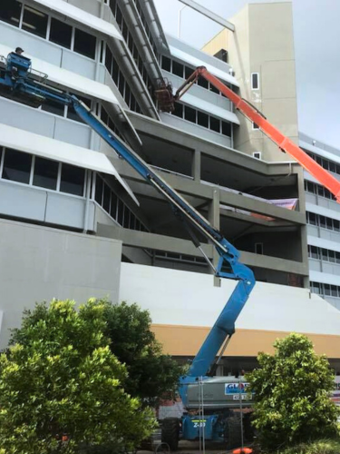 Global Hire | 85ft Diesel Stick Boom Hire | Cairns, Townsville